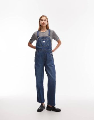 Levi's Salopette vintage - Bleu fonc&eacute; d&eacute;lav&eacute;