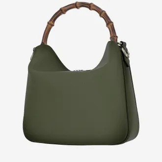 Gucci Womens Diana Medium Shoulder Bag Green Polyurethane