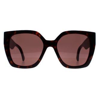 Gucci Square Damen Havana Braun GG1300S