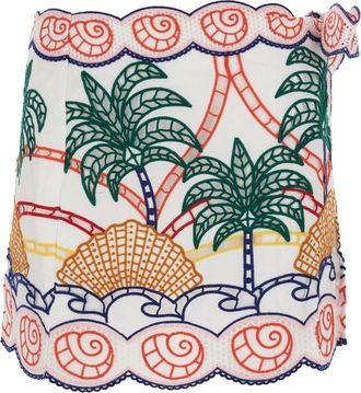 Farm Rio Farm Rio, Femme, Jupes, Multicolore, Taille: 40 FR Jupe &agrave; Lat&eacute;ral