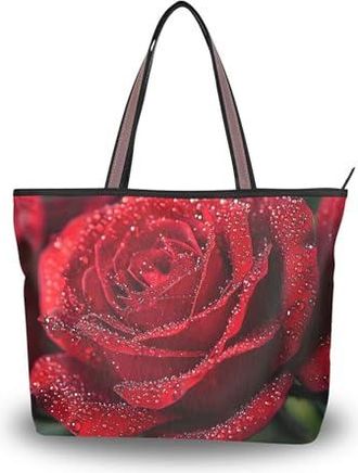 Alaza Grand sac fourre-tout, sac à bandoulière pour femme, sac à main décontracté, sac à main décontracté de grande capacité, sac de courses avec poches zip