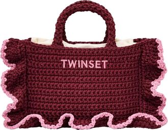Twinset Femme, Sacs, Rouge, Taille: ONE Size Compact Minibag