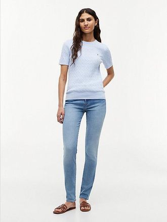 Tommy Hilfiger Jean skinny Como &agrave; moustaches taille mi-haute