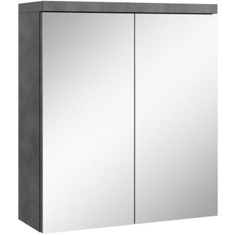 Badplaats Badplaats - Armoire de toilette Toledo 60 x 60 cm Gris - Miroi