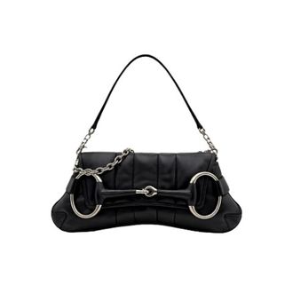 Gucci Sac bandouli&egrave;re matelass&eacute; Pre-owned - Femme - Pre-owned - Noir - Taille: ONE Size