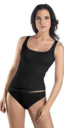 Hanro Maillot de Corps - Femme - Noir (Black 0019) - FR: 40 (Taille Fabricant: S)