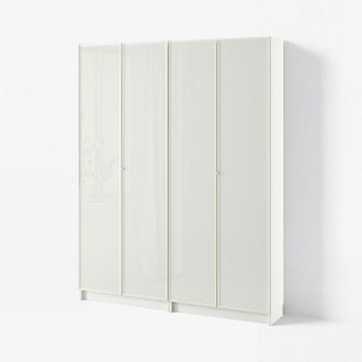 IKEA BILLY / H&Ouml;GBO Regalkombination mit Vitrinent&uuml;ren