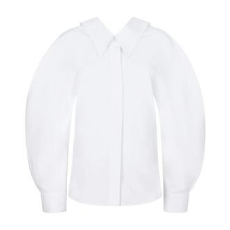 Givenchy Sculptural Sleeveless Jacket - - Blouses & Shirts - Damen - Wei&szlig; - XS