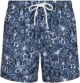 Eton Short de bain court &agrave; motifs