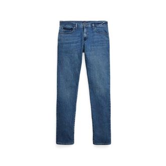 Polo Ralph Lauren Jean coupe droite en coton m&eacute;lang&eacute;