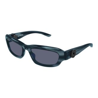 Balenciaga Rechteckige Sonnenbrille - - Accessories - unisex - Blau - 58 MM