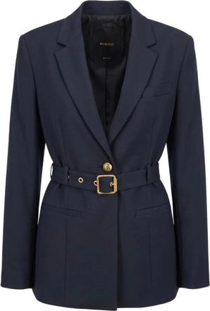 Pinko Pinko, Femme, Vestes, Bleu, Taille: 40 FR Veste Vitiano