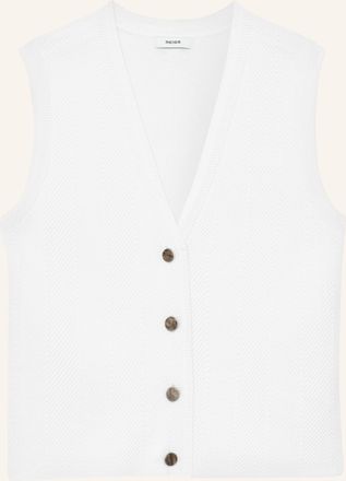 Reiss Reiss Strickweste Ria weiss
