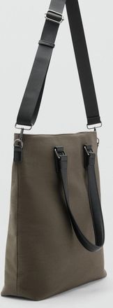 Mango Shopper-Bag mit Henkel khaki - Herren - Einheitsgröße - MANGO MAN