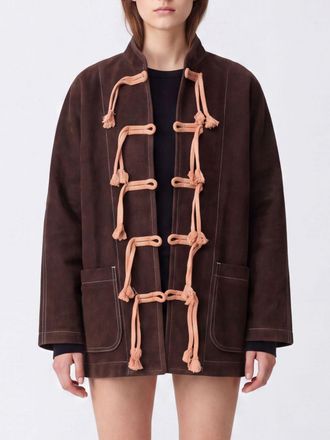 Uma Wang Kurze Wolljacke von mit hohem Kragen und Knebelverschluss