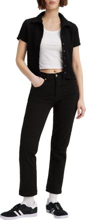 Levi's Damen 501 Crop Jeans,Black Heart,27W / 26L