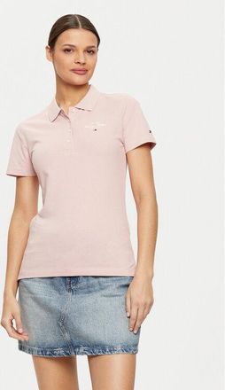 Tommy Hilfiger Poloshirt WW0WW43930 Rosa Slim Fit