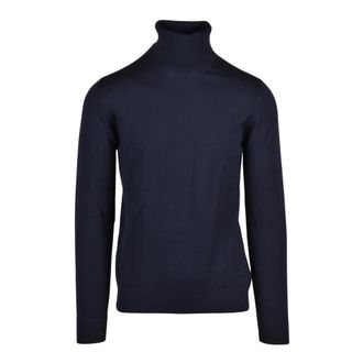 Alpha Studio Ciclista Rollkragenpullover - - Knitwear - Herren - Blau - L