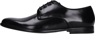 Dolce & Gabbana Homme, Chaussures, Noir, Taille: 44 EU Chaussures Derby en cuir de veau