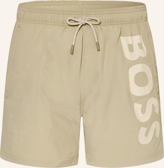 HUGO BOSS Badeshorts Octopus beige