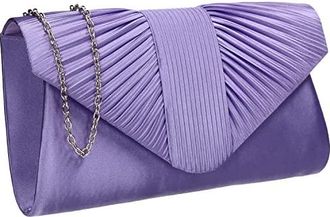 Swankyswans Sophie Pochette en satin pour femme, lilas, One Size