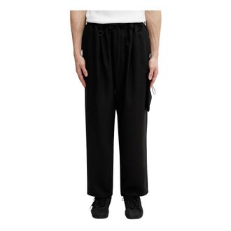 Yohji Yamamoto Pantalon Cargo Uniforme Sport - Homme - Pantalons - Noir - Taille: XS
