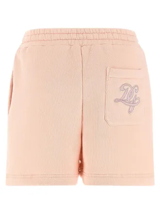 Dolce & Gabbana Brushed Cotton Terry Jogger Shorts - Pink