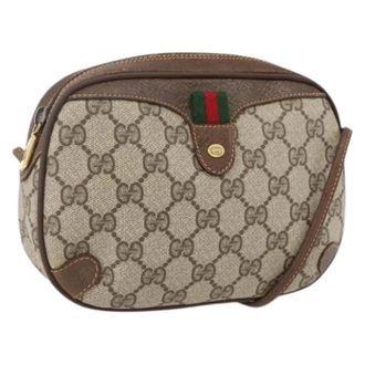 Gucci Sac bandouli&egrave;re en plastique Pre-owned - Femme - Pre-owned - Beige - Taille: ONE Size