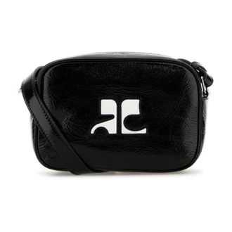 Courr&egrave;ges Femme, Sacs, Noir, Taille: ONE Size Sac Bandouli&egrave;re Noir R&eacute;&eacute;dition