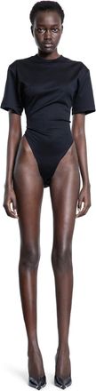 MUGLER WOMAN BLACK BODYSUITS