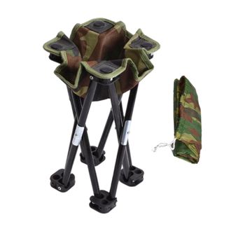 Generico Tragbarer Klapphocker, rutschfester Outdoor-Stuhl, Klappstuhl, tragbar, Camping, Wandern, Garten, Outdoor, Bergsteigen, Picknick