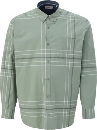 s.Oliver Big Size Herren Hemd Langarm Green XXL