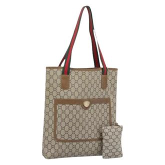 Gucci Sac cabas vintage Pre-owned - Femme - Pre-owned - Brun - Taille: ONE Size