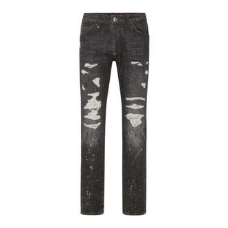 Philipp Plein Super Straight Cut Hose - - Jeans - Herren - Grau - W34