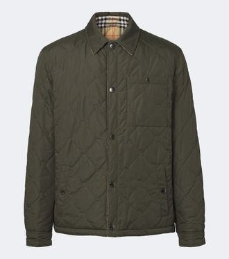 Burberry Surchemise r&eacute;versible Brighton Burberry Check