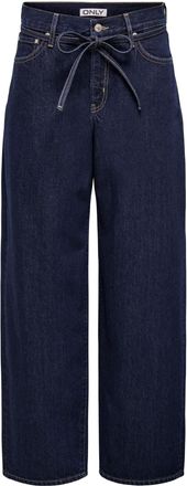 Only Female Straight-Fit Jeans ONLGIANNA Mittlere Taille Ballon Schnitt Jeans