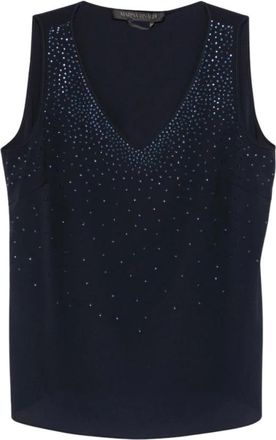 Marina Rinaldi Femme, Blouses et Chemises, Bleu, Taille: 50 FR Blouses