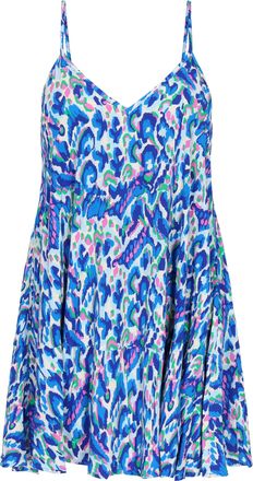 Mymo Kleid Frauen blau mehrfarbig