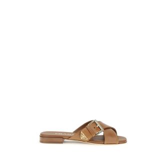 Prada Sliders - - Shoes - Damen - Braun - 36 EU
