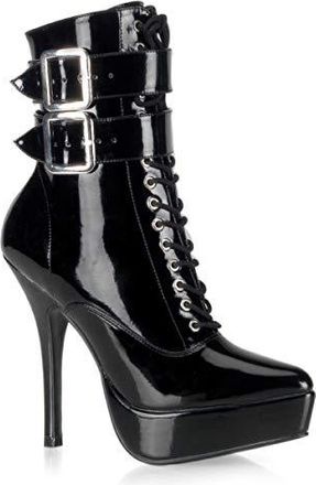 Demonia Pleaser Indulge-1026, Sans doublure Bottines Femme - Noir (Black), 40 EU