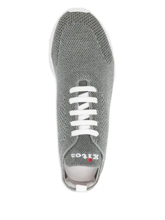 Kiton Mens Logo-Embroidered Sneakers Ss26 M