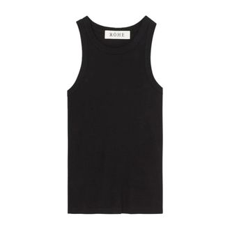 R&oacute;he Femme, Tops, Noir, Taille: 42 FR Sleeveless Top
