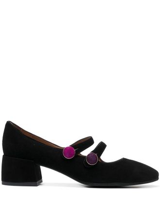 Roberto Festa Milano escarpins Halena 50 mm en daim - Noir