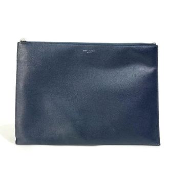 Saint Laurent Pre-owned Cuir pochettes-minaudieres - Femme - Pre-owned - Bleu - Taille: ONE Size