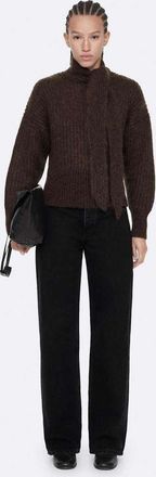 AllSaints Etty - Pullover in Ochsenblutrot
