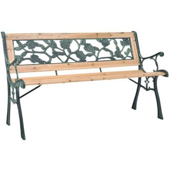 vidaXL Gartenbank 122 cm Holz - Vidaxl