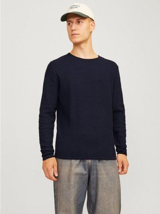 Jack & Jones Rundhalspullover JJECOOPER KNIT CREW NECK NOOS in Strick Optik