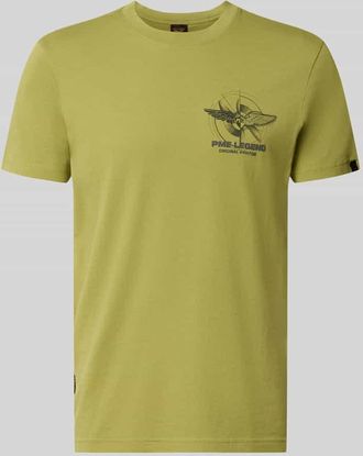 PME Legend T-Shirt mit Label-Print und Rundhalsausschnitt