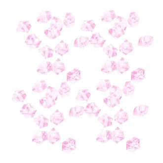 Cabilock 300 St&uuml;ck Kristall Crushed Ice Farbige K&uuml;nstliche Eisw&uuml;rfel K&uuml;nstliche Eisw&uuml;rfel Vasenf&uuml;ller Eiskristalle Dekor Diamanten Zur Dekoration Crushed Ice D