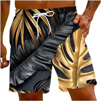 Generic Short de bain pour homme - Short de plage d&eacute;t&eacute; pour homme - Short d&eacute;contract&eacute; pour les vacances - Short de natation graphique - Short de basket-ball p
